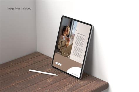 Premium Psd Realistic Tablet Screen Mockup