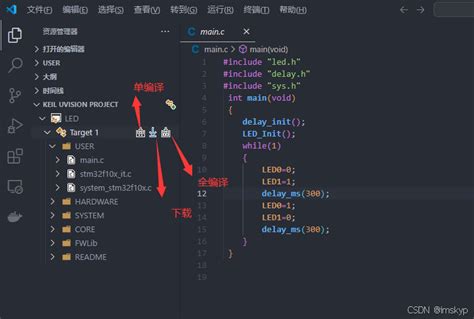 vscode 中使用 keil assistant 插件 开发项目 ＋ proteus的仿真结果 csdn博客