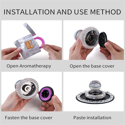 Badu Bg Освежител за въздух за кола Автомобилен вътрешен соларен ротационен диамантен