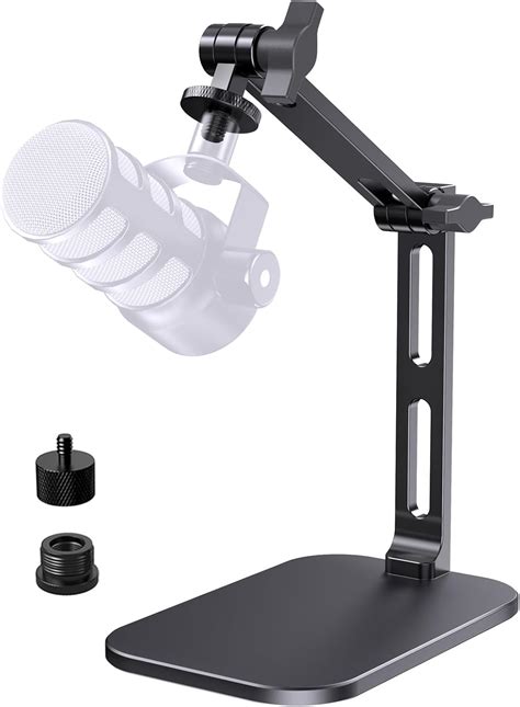 Heavy Duty Desk Mic Stand Max Load 268 Lb Compatible With