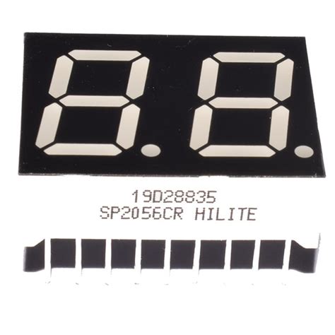 2 Digit 7 Segment Display Common Cathode Electronic Components Robotics Parts Online