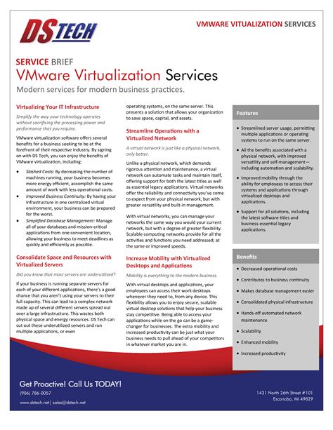 Vmware Vitualization Services Ds Tech