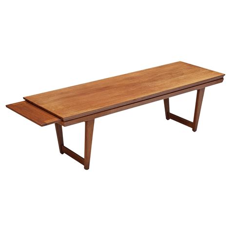 Danish Modern Teak Extendable Coffee Table At 1stdibs