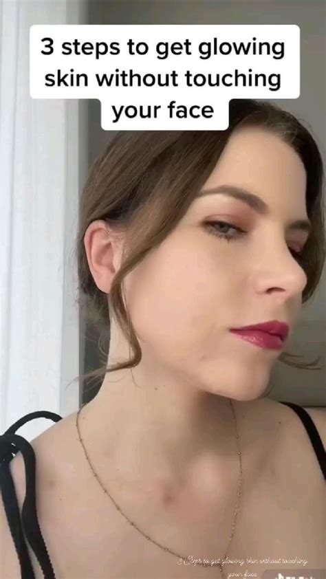 Massage Glowing Skin Skin Facial Routine Skincare