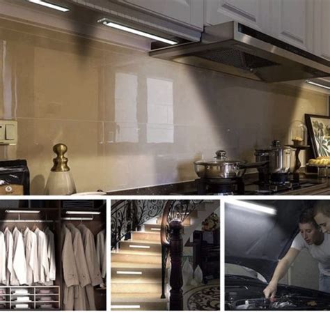 Led Lamp Led Strip 20 Cm 100 Leds Accu Bewegingssensor 3 Standen Warm Licht Bol