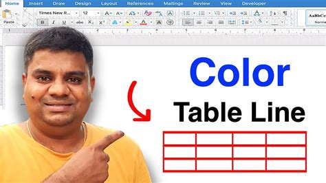 How To Change Table Line Color In Word Templates Sample Printables