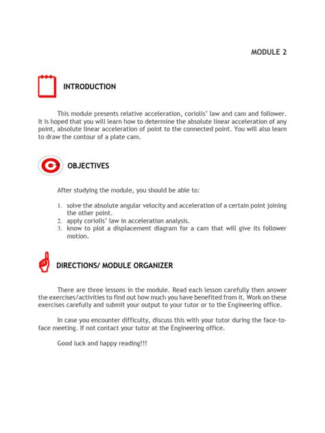 Module 2 Lesson 1 Pdf Acceleration Rotation Around A Fixed Axis