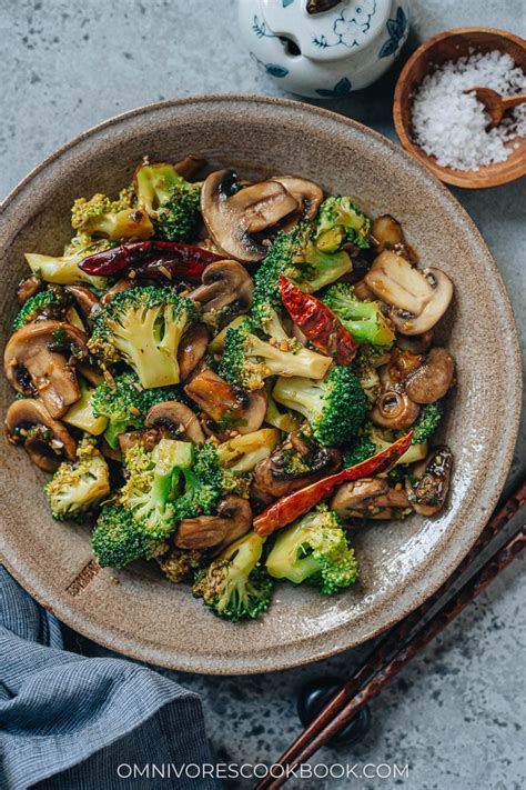 Broccoli And Mushroom Stir Fry Foobiy