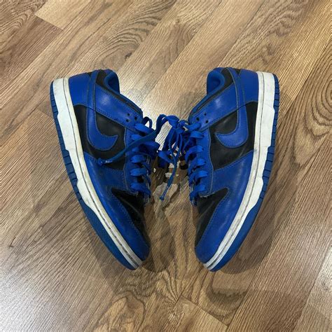 Hyper Royal Blue Dunks Pretty Worn Id Pretty Much Depop