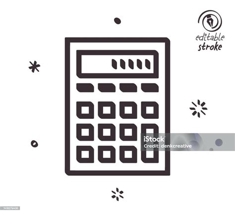수익성 계산을위한 장난기 넘치는 라인 일러스트 레이 션 경제에 대한 스톡 벡터 아트 및 기타 이미지 경제 계산기 계산함 Istock