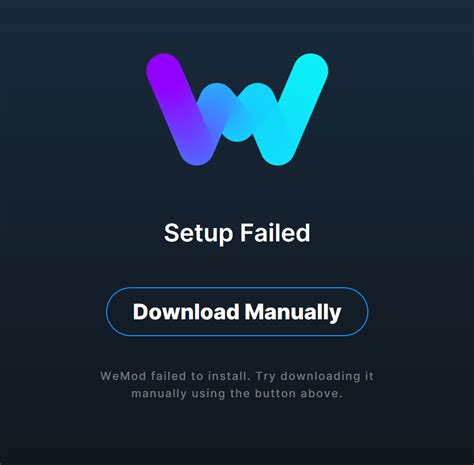 Unable To Install Wemod Support Wemod Community