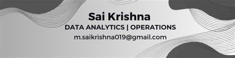 Sai Krishna Data Analytics Operations Ex Amazon 5🌟sql Hackerrank Linkedin