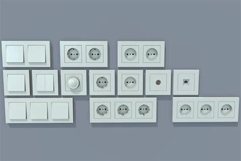 Electrical Switches And Outlets D Interior Unity Asset Store