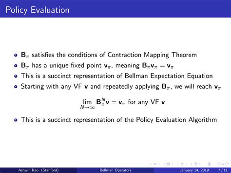 Understanding Dynamic Programming Through Bellman Operators Ppt