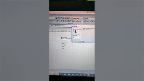 Wrap Text In Excel Cmd Excel Msoffice Exceltips Like Share Subscribe Om Reels
