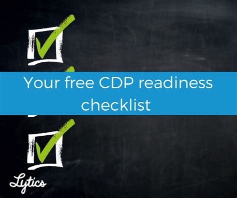 Customer Data Platform Readiness Checklist Lytics