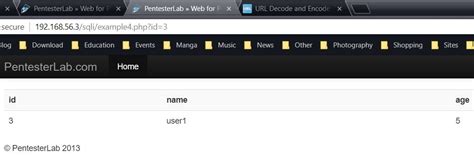 Sql Injection Pentesterlab Web For Pentester
