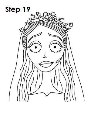 How To Draw Corpse Bride Emily
