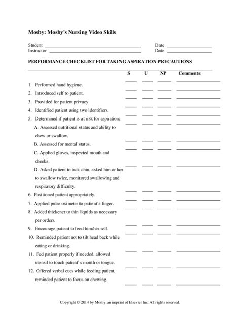 Fillable Online Mosbys Nursing Video Skills Flashcards Fax Email Print