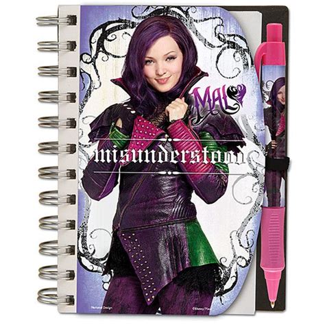 Descendants Disney Mal Misunderstanding Hardcover Notebook And Pen Set