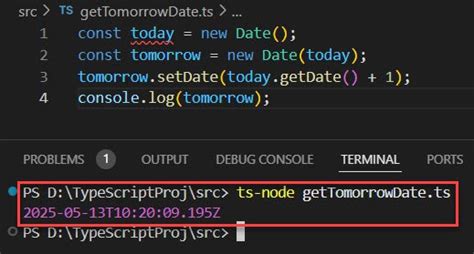 How To Get Tomorrows Date In Typescript