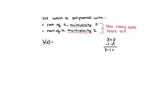 Solved Which Polynomial Function Has A Root Of 1 With Multiplicity 2