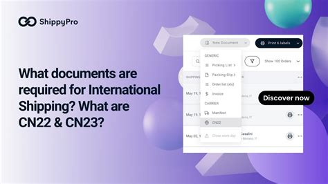 What Documents Are Required For International Shipping What Are Cn22 And Cn23 Youtube