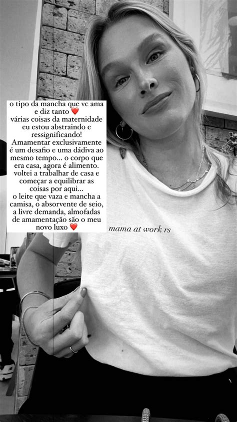 Foto Fiorella Mattheis Mostrou Mancha De Leite Em Sua Roupa Sinalizando Que Está Amamentando