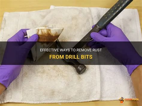 Effective Ways To Remove Rust From Drill Bits ShunTool