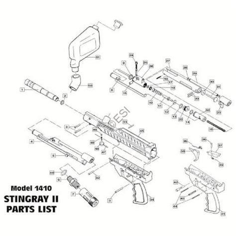 Brass Eagle Stingray Parts And Diagram Tippmannparts