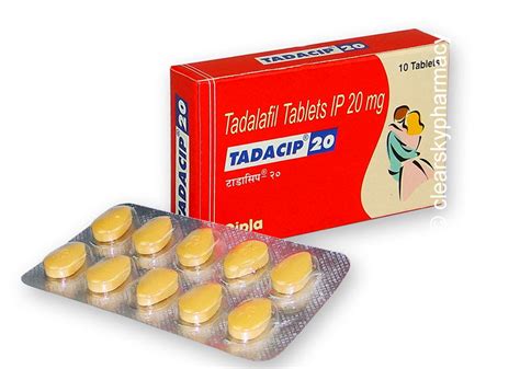 Tadacip 20 Mg By Cipla Generic Tadalafil Dosage Side Effects