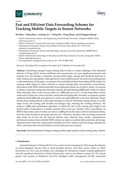 pdf fast and efficient data forwarding scheme for tracking mobile