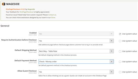 One Page Checkout For Magento