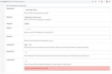 Unable To Import Csv With Index Column · Issue 7721 · Apachesuperset