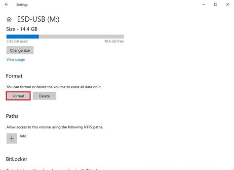 How To Format Hard Drive Using Settings On Windows 10 Pureinfotech