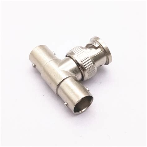 MT 7112 BNC Tee Surveillance Coaxial Adapter BNC To Q9 Connector T Type Adapter Coaxial