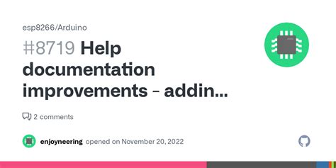Help Documentation Improvements Adding Nonos Sdk Version Information · Issue 8719 · Esp8266