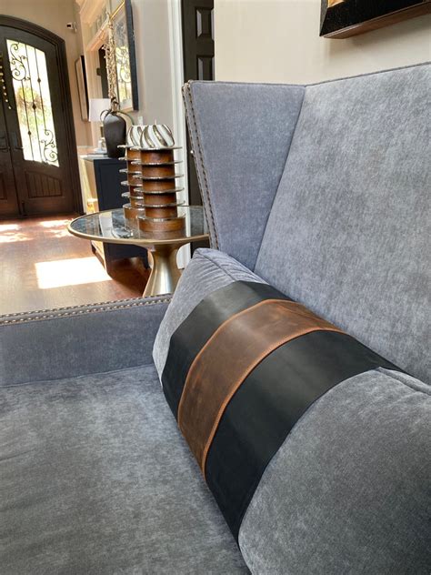 Leather 2 Colour Sofa Runner Multiple Colour Runner For Both Sofa And Table Table Runner