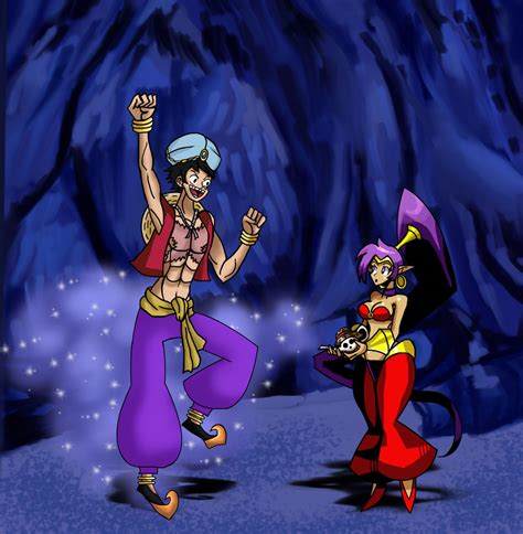 Shantae And Meet Genie Luffy Leg Part By Lordgianmarco On Deviantart