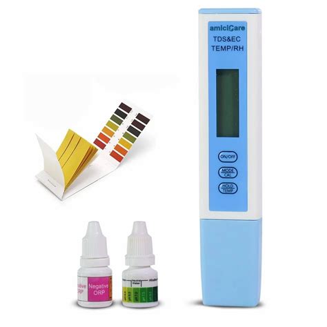 Amicicare Bluetooth Tds Meter For Water Testing 4 In 1 Tds Ec Rh