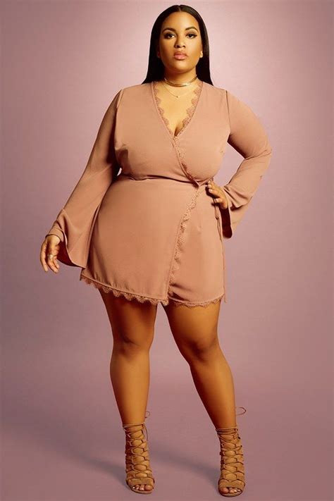 Forever 21 Forever 21 Plus Size Wrap Front Romper Plus Size Fashion