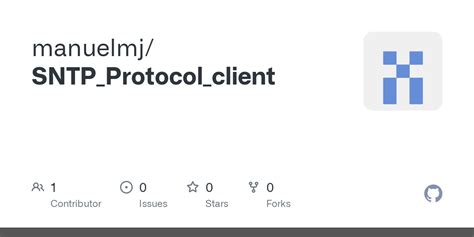 GitHub Manuelmj SNTP Protocol Client