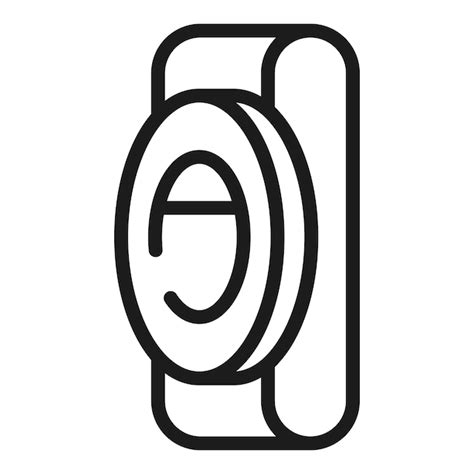 Premium Vector Wrist Tracker Band Icon Outline Wrist Tracker Band