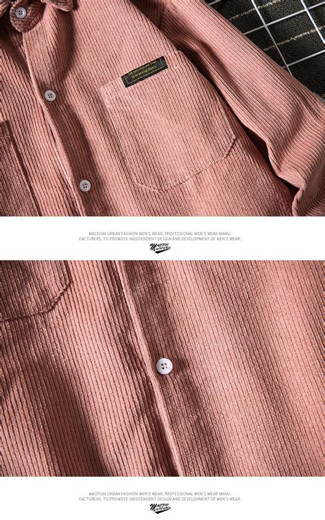 Зимняя Вельветовая рубашка с подкладкой Мужская теплая Модная ретро однотонная Повседневная