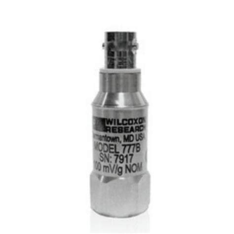 Iepe Acceleration Sensor 777b Wilcoxon Sensing Technologies Iepe Acceleration Sensor 777b Wilcoxon Sensing Technologies