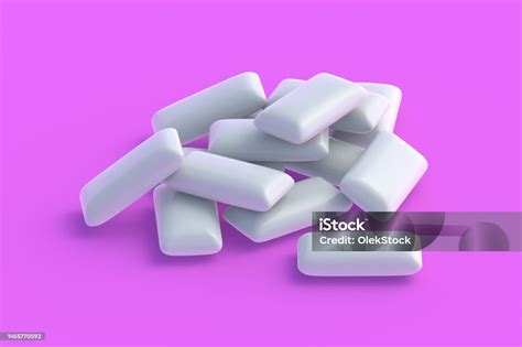 껌 더미 민트 풍선 껌 3d 렌더링 3차원 형태에 대한 스톡 사진 및 기타 이미지 3차원 형태 기포 단일 객체 Istock
