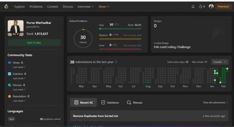 Purva Warhadkar On Linkedin Leetcode Coding Problemsolving Techjourney Milestoneachievement
