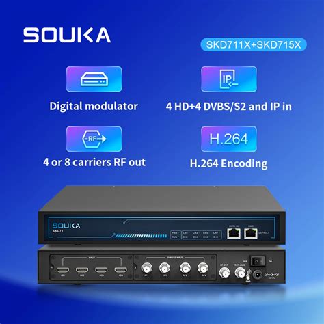 Chassis Digital Modulator 4 Hd And 4 Tuners In All Modulation Rf Out Ip Input Modulator Mixed