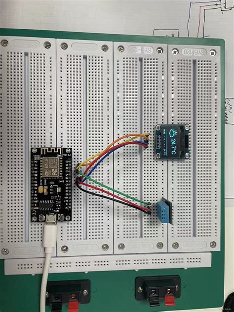 Esp8266 Dht11 096寸oled 温湿度检测 编程之家