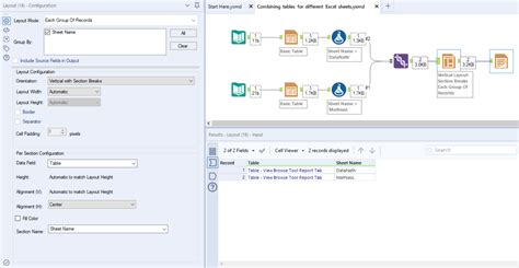 Solved Combining Reporting Tables In One Xlsx File Alteryx Community